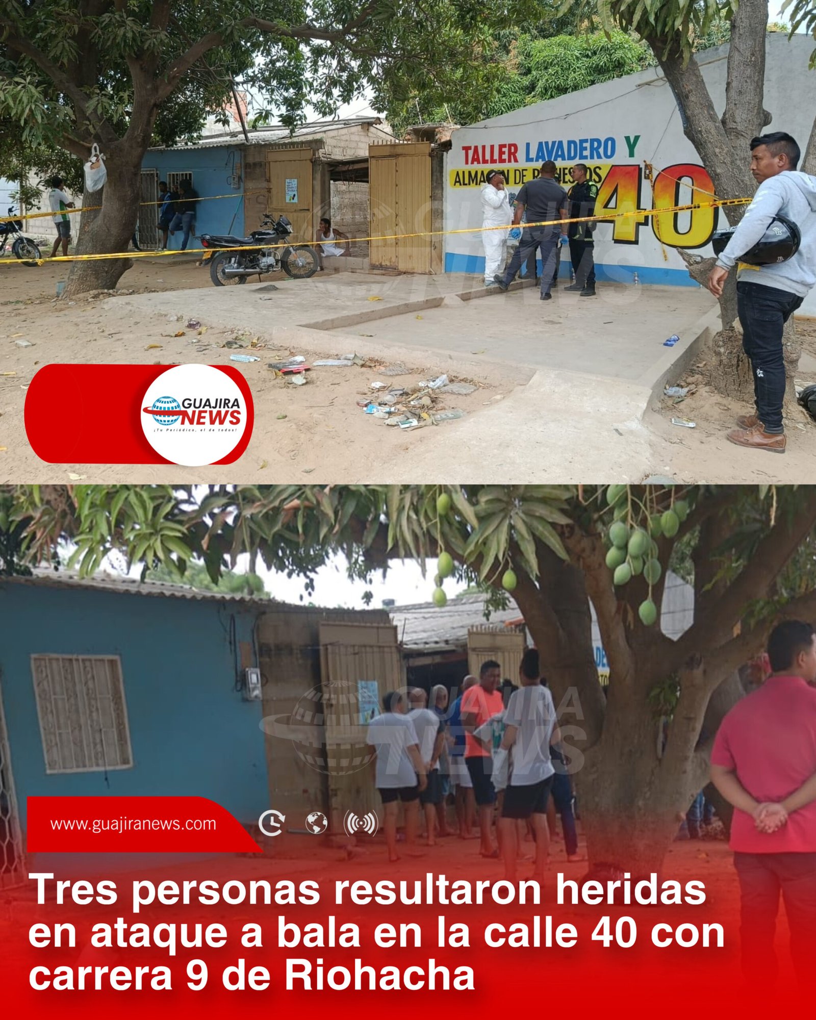 Tres personas resultaron heridas en ataque a bala en la calle 40 con ...