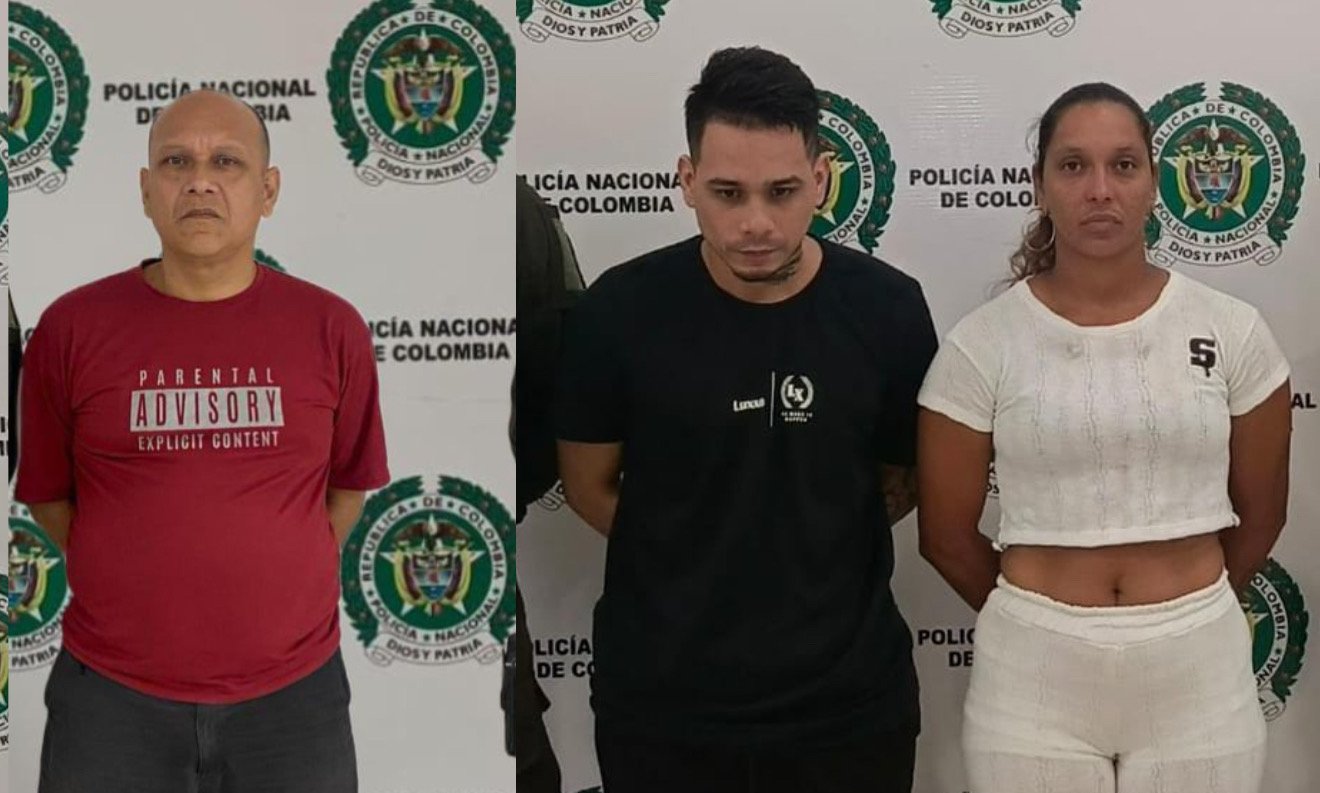 Capturadas tres personas que presuntamente extorsionaban a comerciantes ...